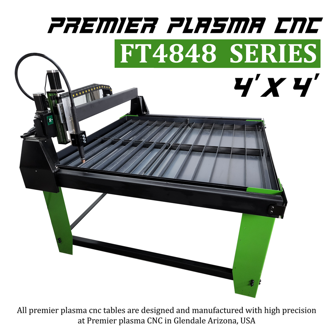 Premier Plasma CNC FT4848 Serie 4'x4' Mesa CNC - Premier Plasma CNC MX