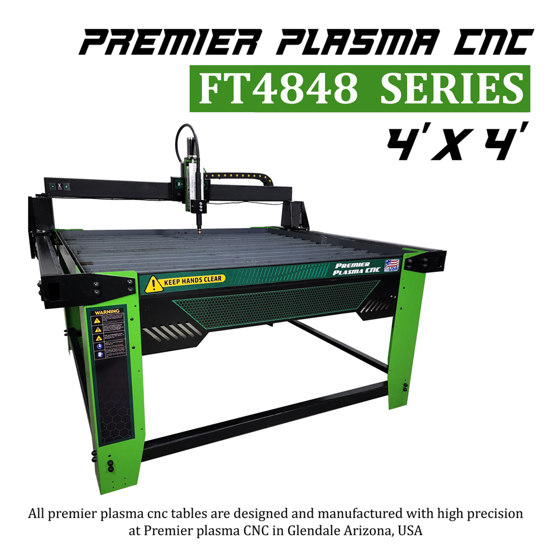 Premier Plasma CNC FT4848 Serie 4'x4' Mesa CNC - Premier Plasma CNC MX