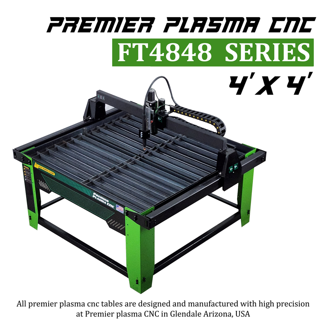 Premier Plasma CNC FT4848 Serie 4'x4' Mesa CNC - Premier Plasma CNC MX
