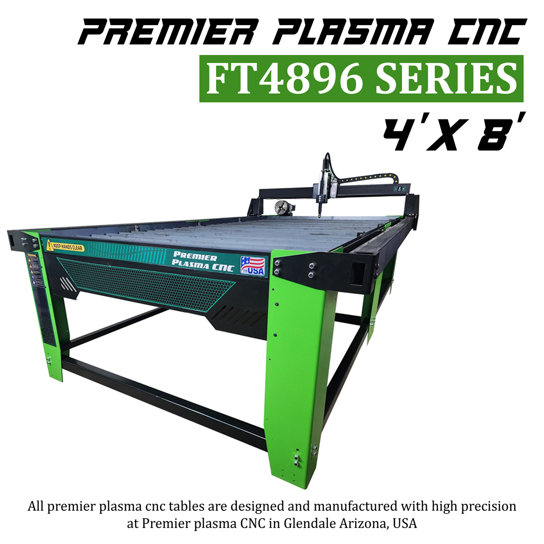Premier Plasma CNC FT4896 Serie Mesa CNC de 4'x8' - Premier Plasma CNC MX