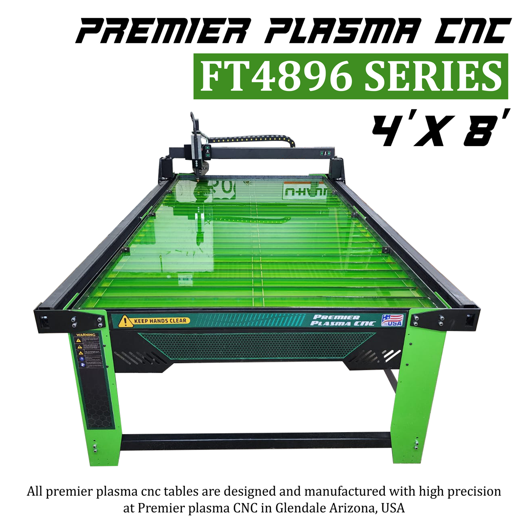 Premier Plasma CNC FT4896 Serie Mesa CNC de 4'x8' - Premier Plasma CNC MX