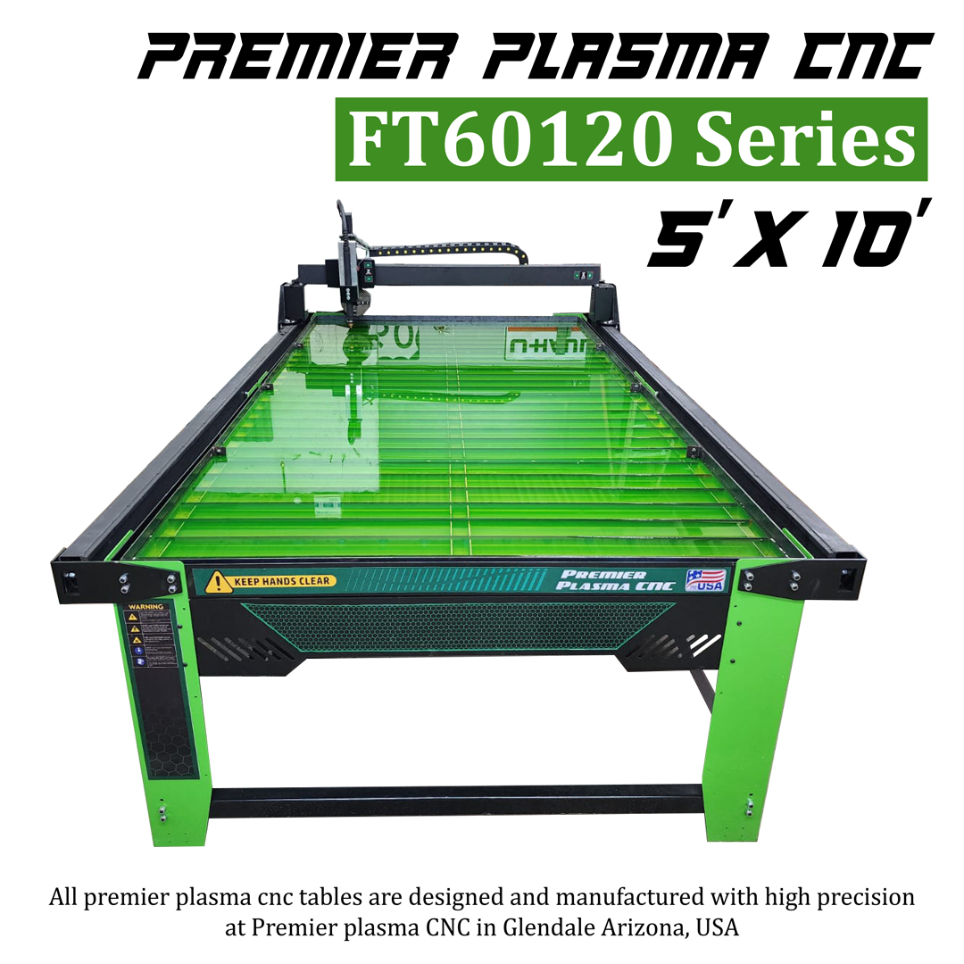 Premier Plasma CNC FT60120 Serie 5'x10' Mesa CNC - Premier Plasma CNC MX