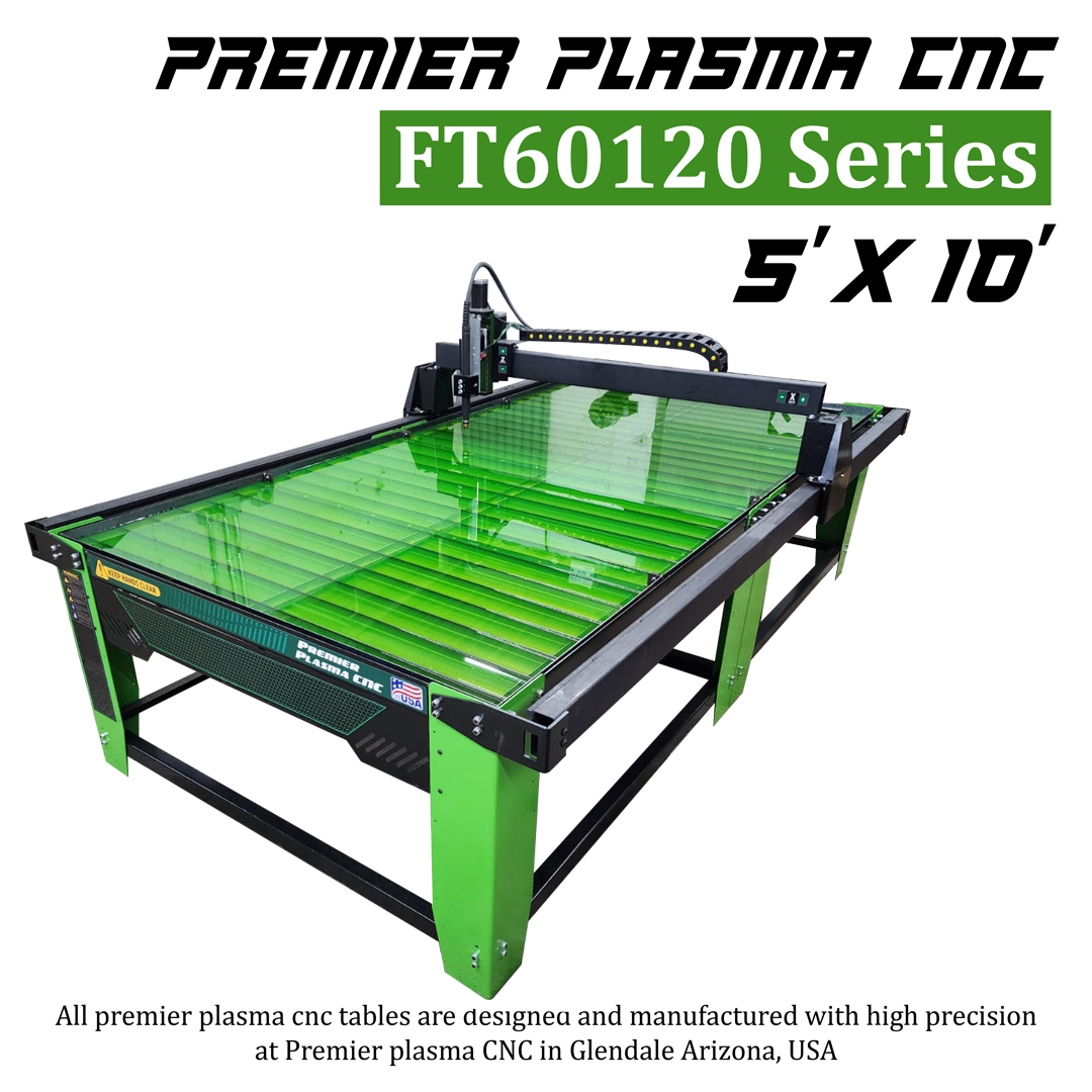 Premier Plasma CNC FT60120 Serie 5'x10' Mesa CNC - Premier Plasma CNC MX