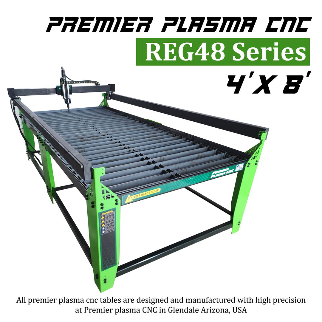 Premier Plasma CNC Serie REG48 Mesa CNC de 4'x8' - Premier Plasma CNC MX