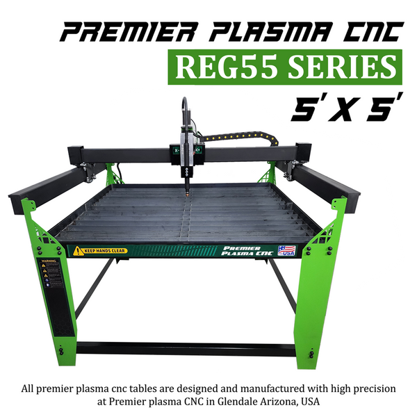 Premier Plasma CNC Serie REG55 Sistema llave en mano de 5'x5' - Premier ...